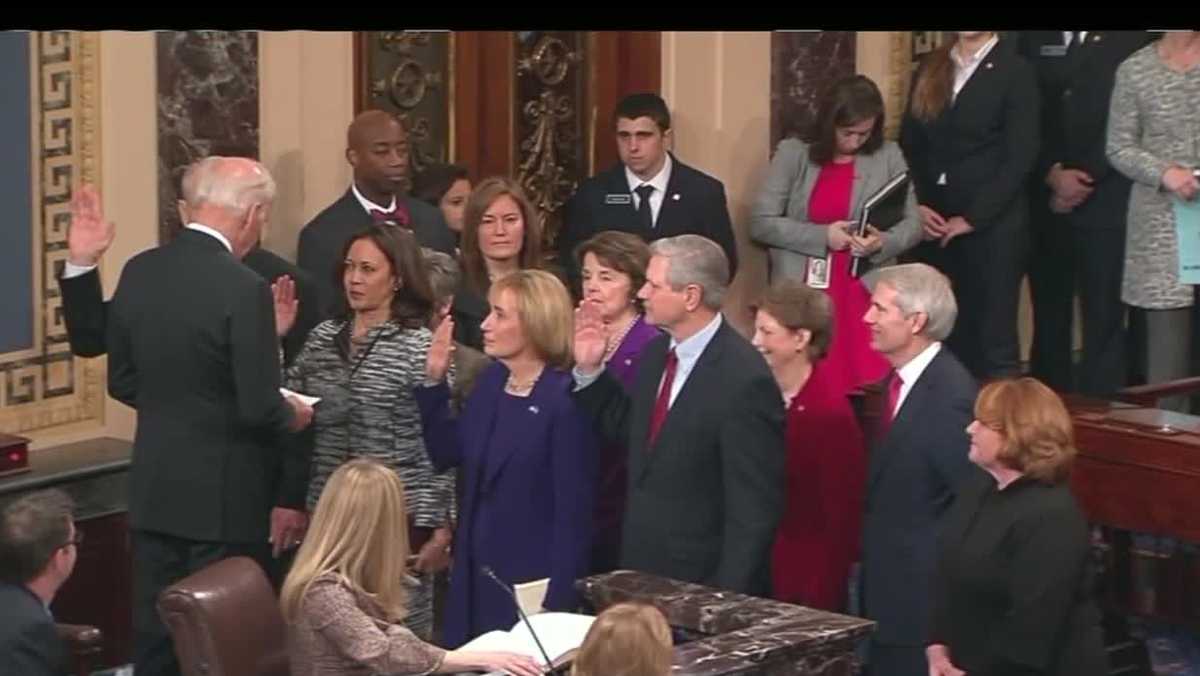 Sen. Maggie Hassan sworn in as member of 115th Congress