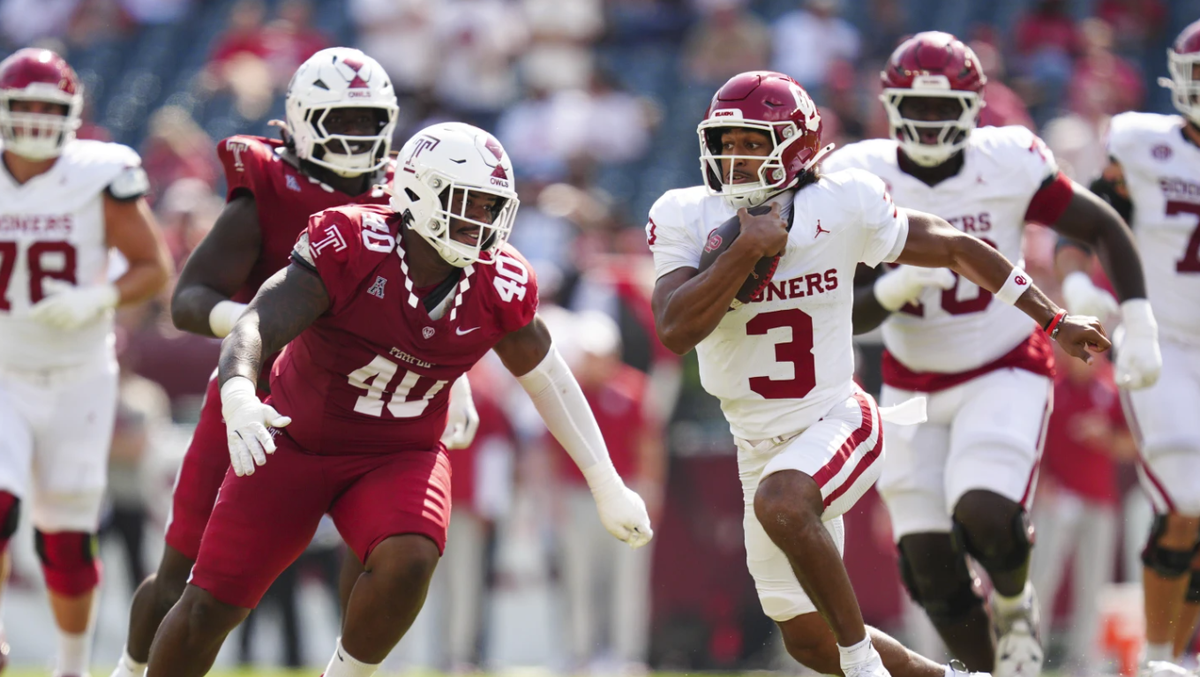 Michael Hawkins Jr. set to step in for injured Oklahoma QB John Mateer