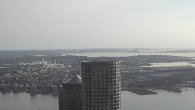 Western wildfires bring haze to New England skies