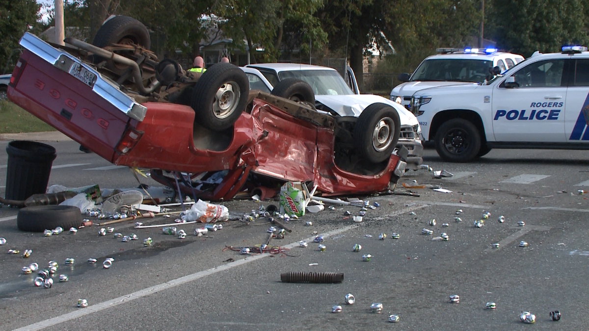 Man dies after rollover accident in Rogers