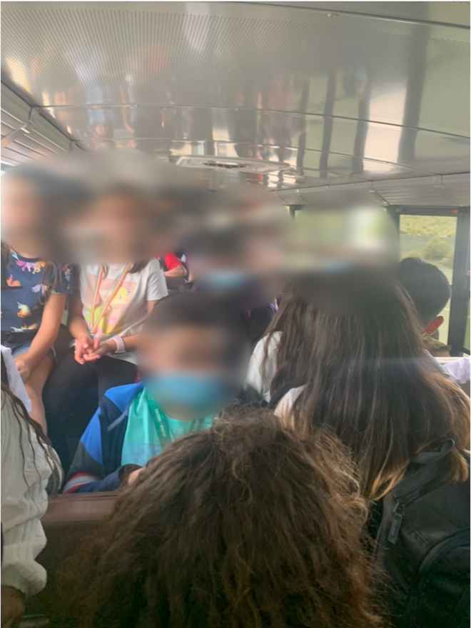 Albuquerque Public School buses overcrowded with students