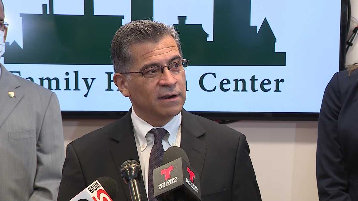 Health and Human Services Secretary Xavier Becerra visits Massachusetts ...