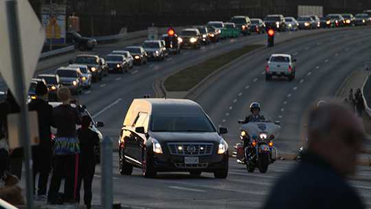 PHOTOS: Baltimore police Detective Sean Suiter's funeral