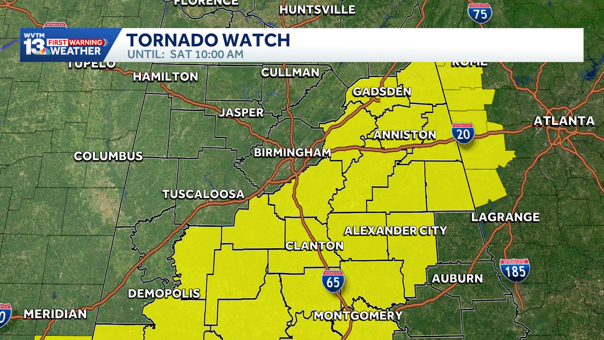 Alabama's Weather Forecast: Storms end, colder air arrives