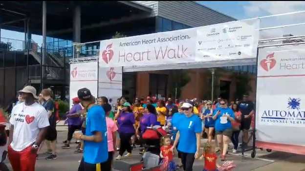 Birmingham Heart Walk held at Railroad Park