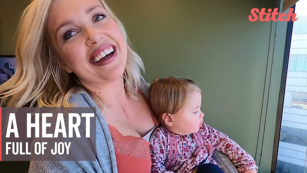 Woman born with half a heart defies the odds by becoming a mother