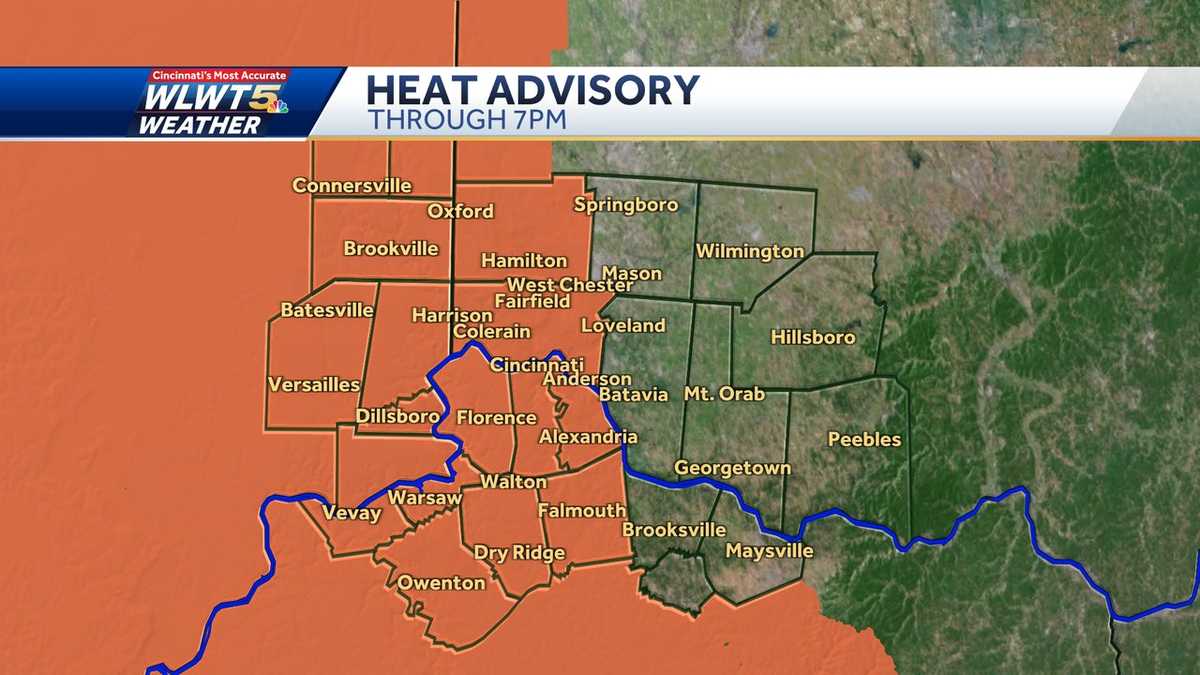 Heat advisory issued: Heat indices reach 100-plus in some areas
