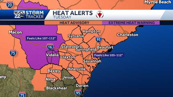 Savannah: Tracking heat and storms