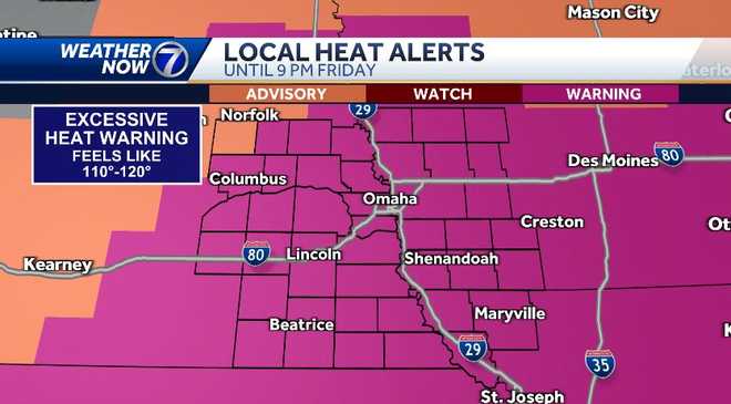 Omaha forecast: Dangerous heat, potential for strong storms Friday