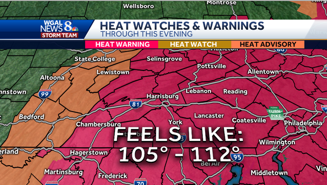 Another day of sweltering heat