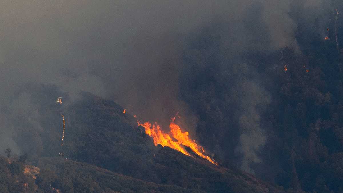 PHOTOS: Soberanes Fire backfire operations along Chews Ridge