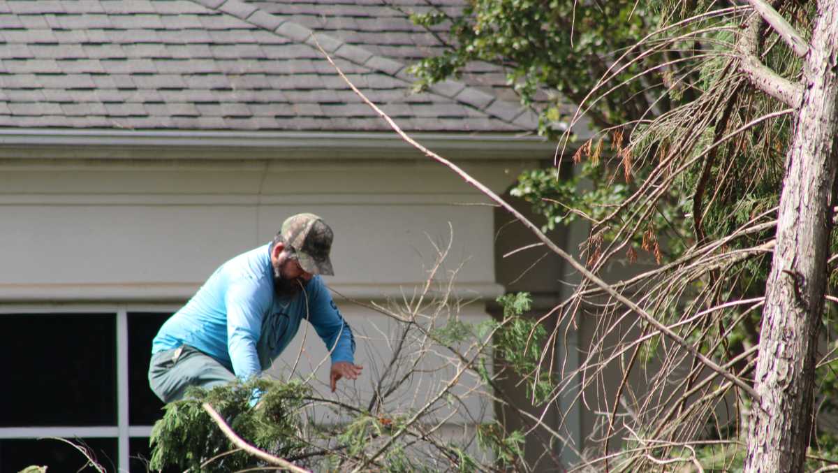 Helene debris pickup in Greenville County
