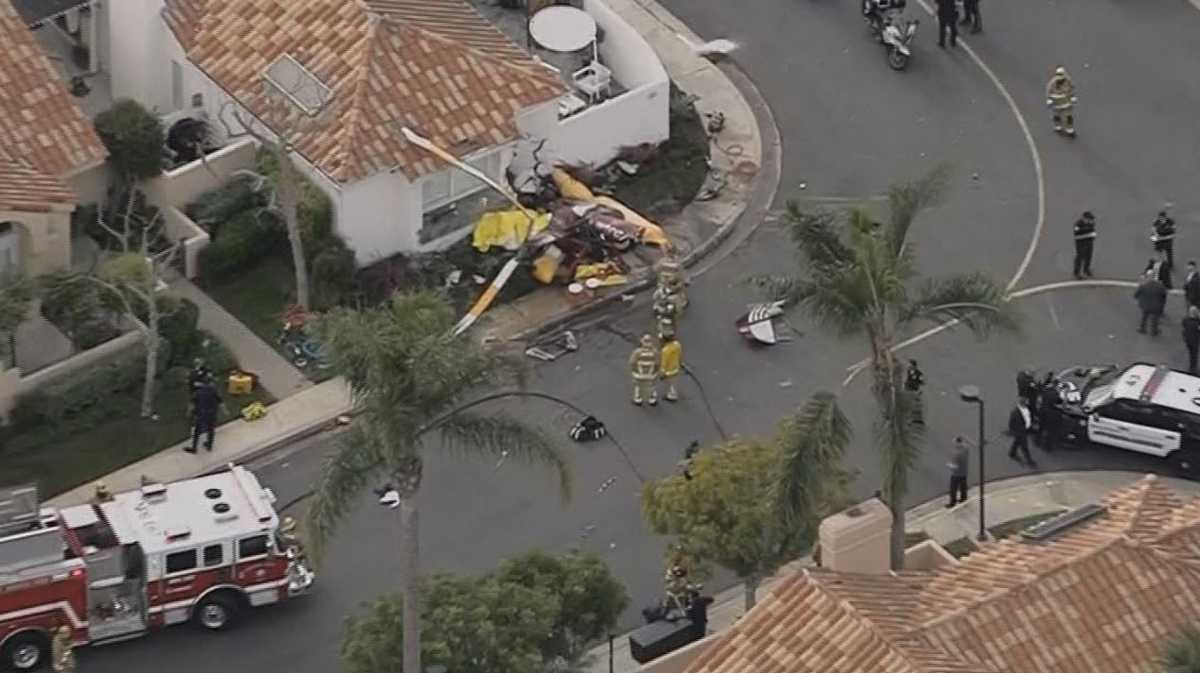 3 killed, 2 hurt when helicopter crashes into SoCal home