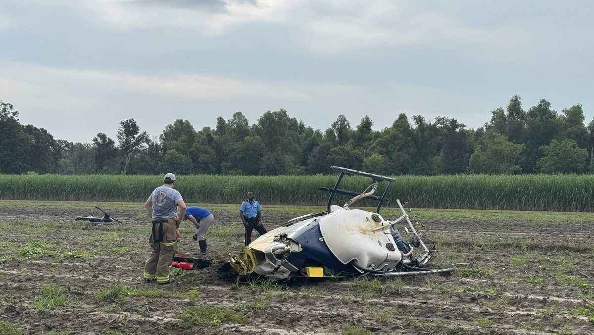 Louisiana officials respond to deadly helicopter crash