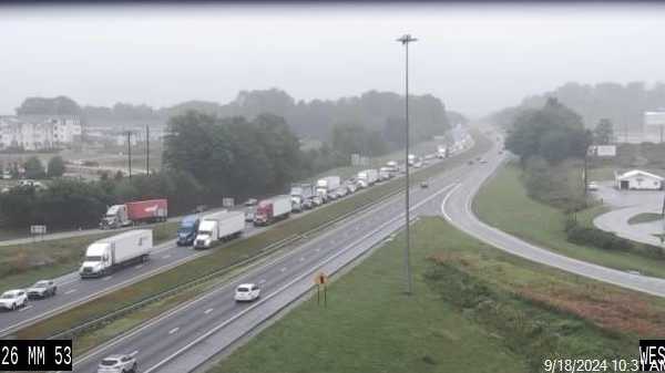 North Carolina: 'Severe accident' shuts down part of I-26