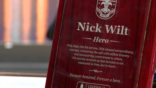 Officer Nick Wilt, injured in Old National Bank shooting, medically retires