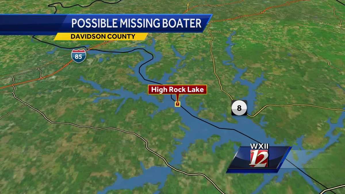Rowan and Davidson County on scene of possible drowning at High Rock Lake
