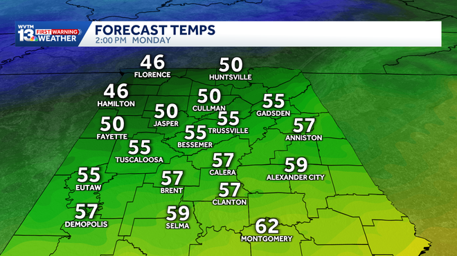 Alabama's Weather Forecast: Weekend weather will be very warm
