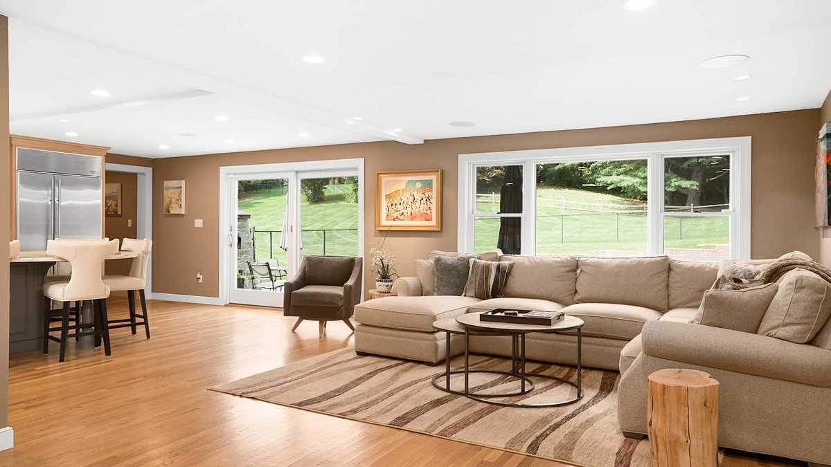 Family-style elegance prevails in this $2.05M home