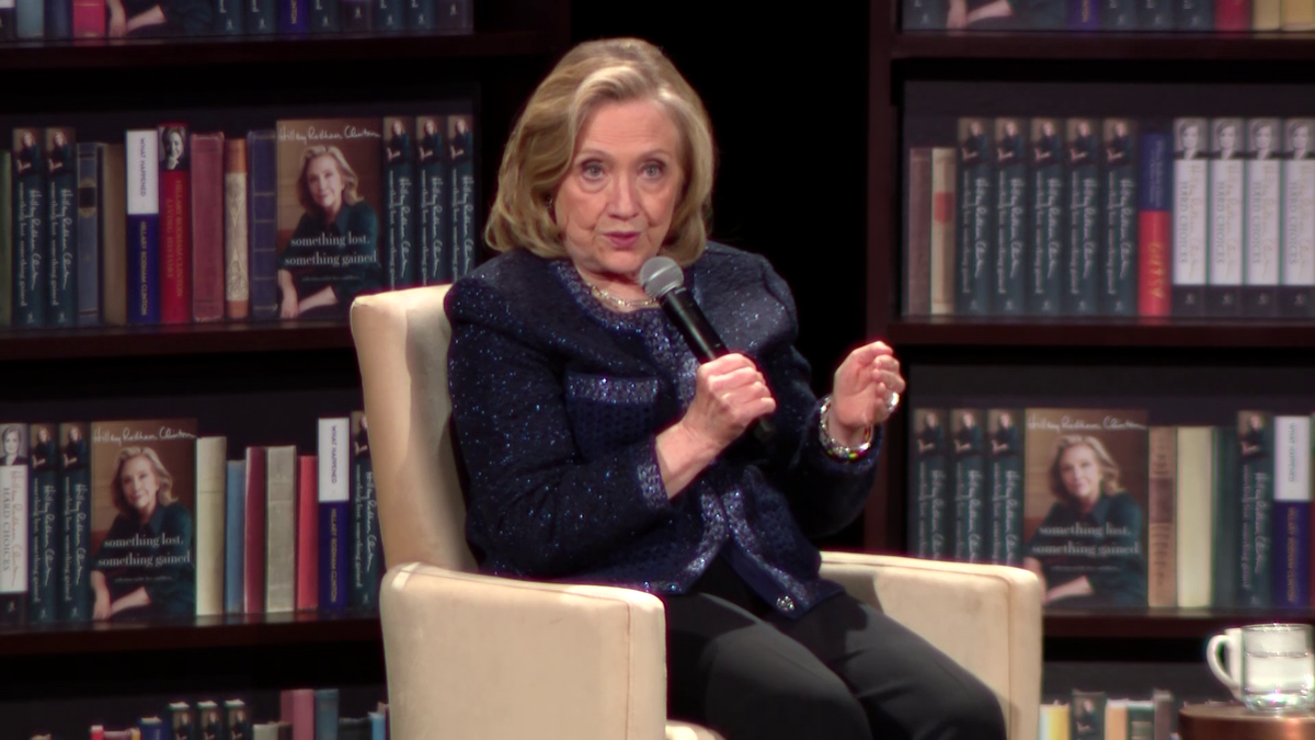Hillary Clinton discusses Kamala Harris' chances of winning