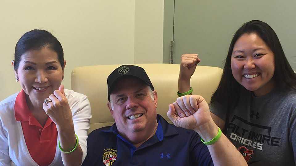 Maryland Gov. Larry Hogan gets 5-year scan, learns he's 100% cancer free