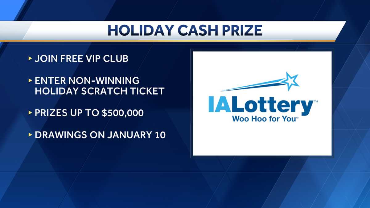 Iowa Lottery has largest holiday prize ever after Mega Millions winner ...