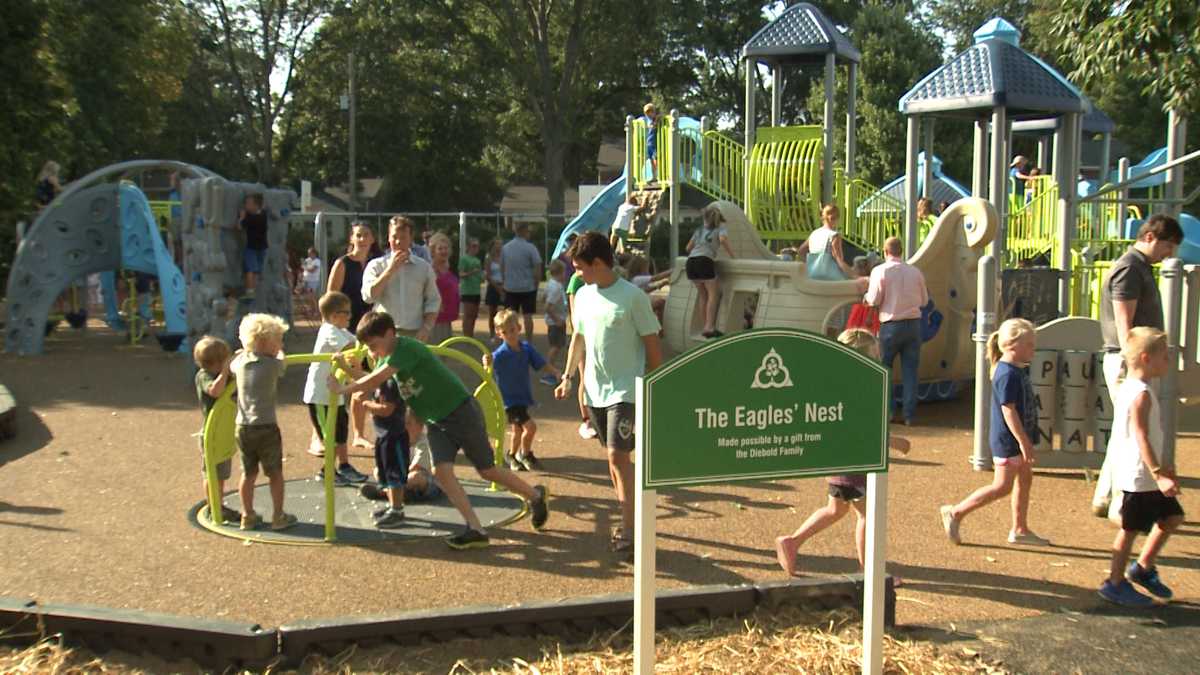New playground at Holy Trinity lets kids of all ability levels have fun