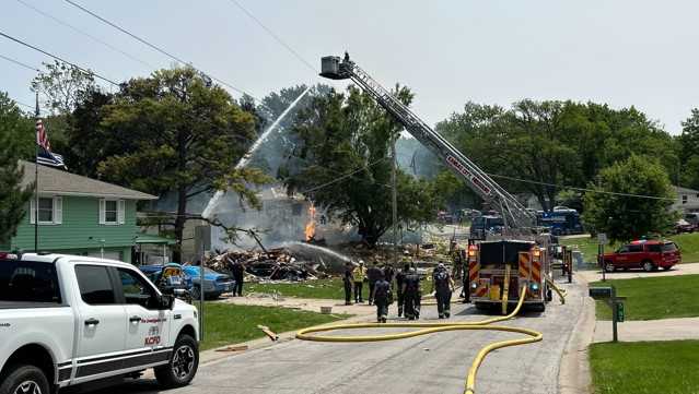 KCFD investigating home explosion in Gladstone