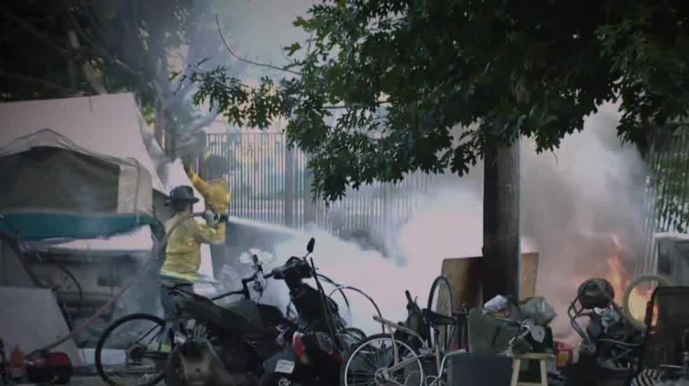Sacramento homeless-related fires spike 77% in recent years