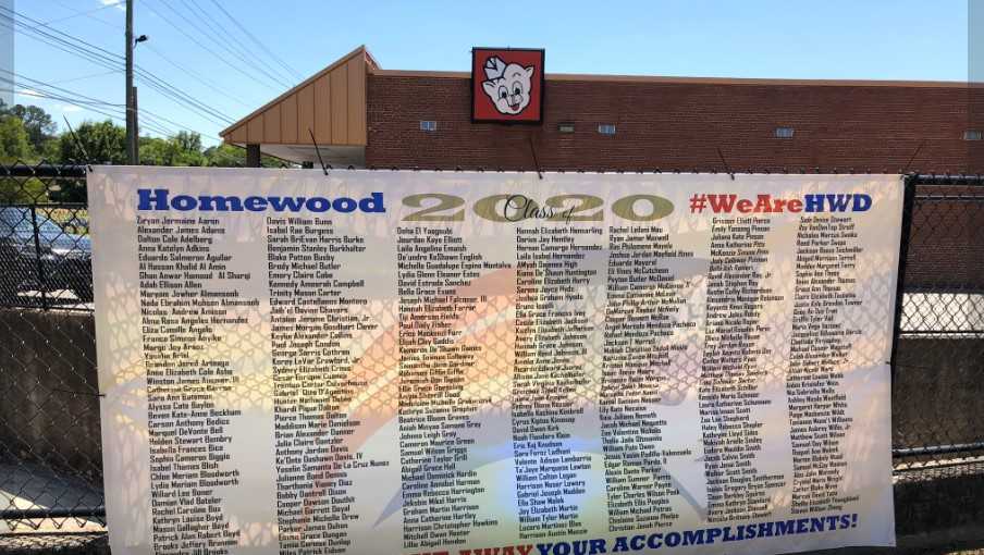 Special shoutout for Homewood High School's Class of 2020