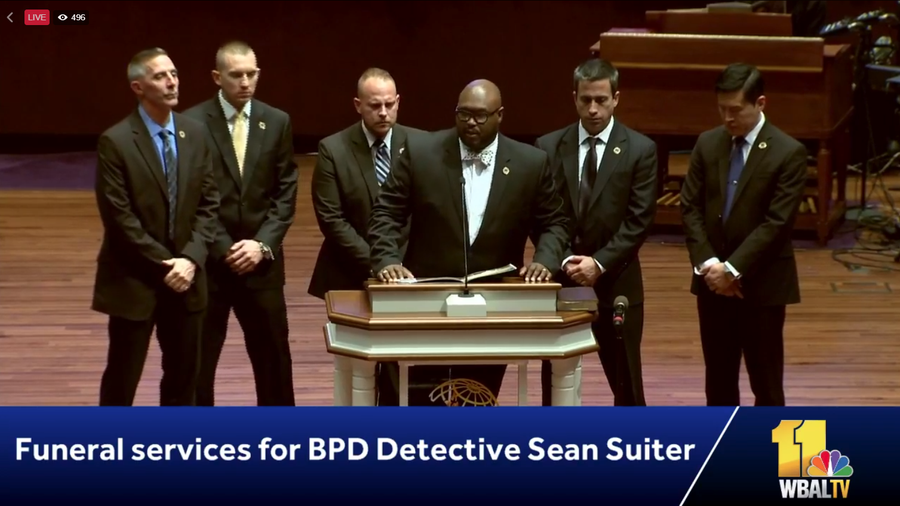 PHOTOS: Baltimore police Detective Sean Suiter's funeral