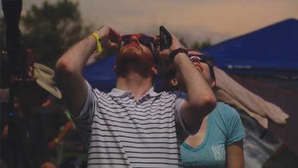 Cincinnati residents catch best view of total eclipse in small Western ...