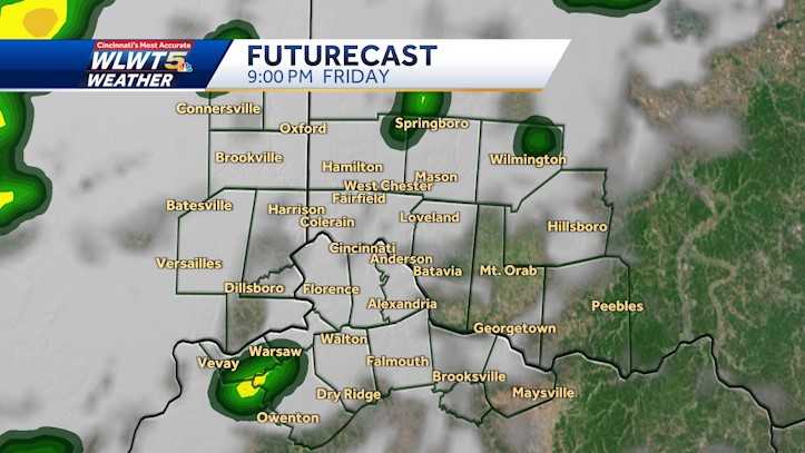 HOUR BY HOUR: When rain moves through Cincinnati Friday into Saturday