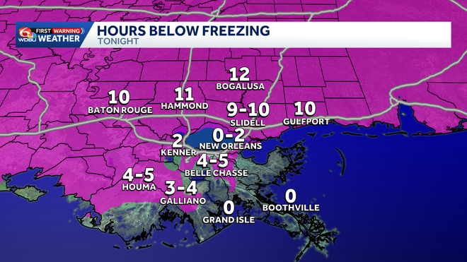 First Alert Day: Bitterly cold wind chills & freeze risk tonight.