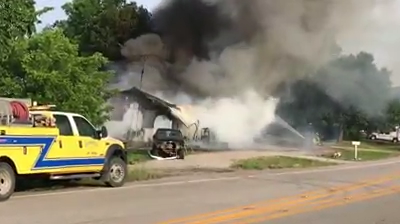 Fire destroys home in Washington County