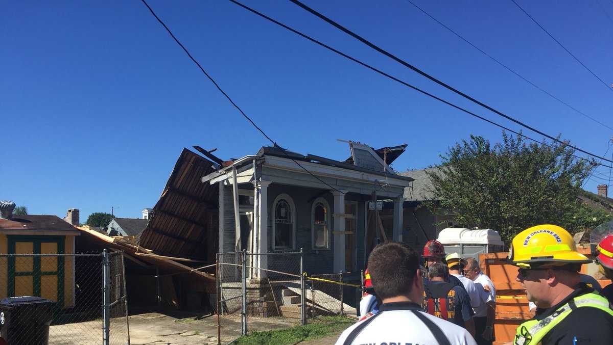 Several people taken to hospital after house collapse in Seventh Ward