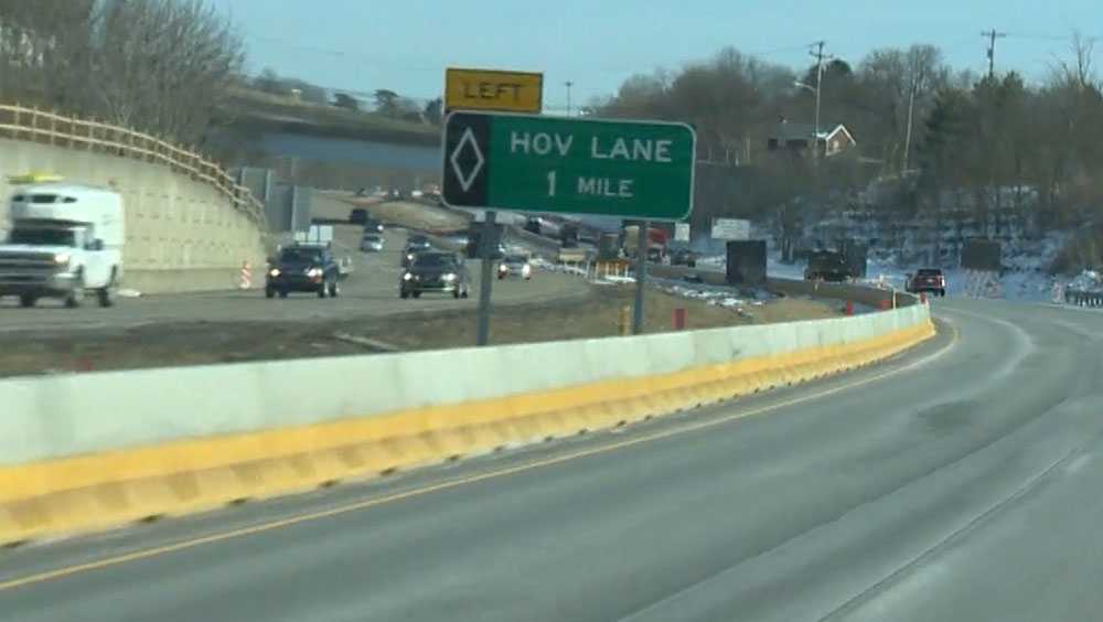 HOV lanes reopen after snow removal