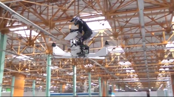 This hoverbike is straight from the future