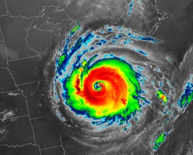 How big is Hurricane Irma?