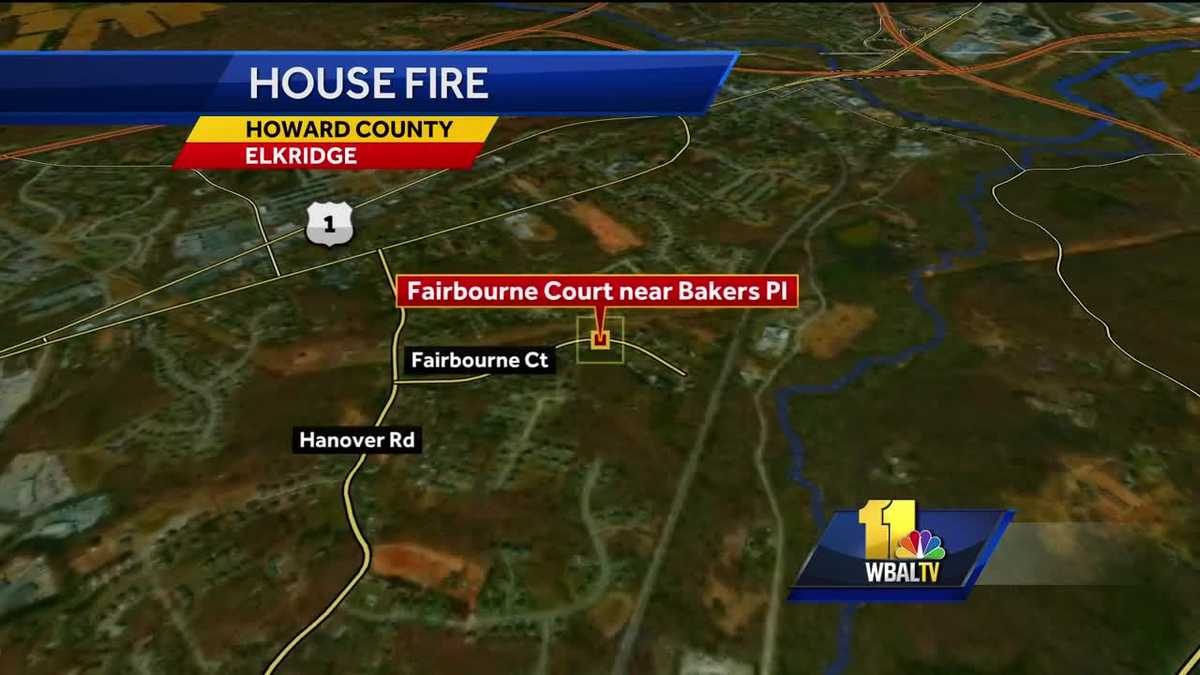 5 people displaced after Howard County house fire
