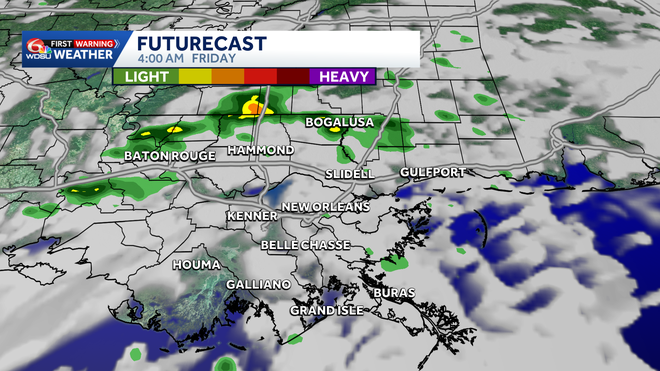 Spotty rain chances Friday. Colder pattern flip for Thanksgiving Week?