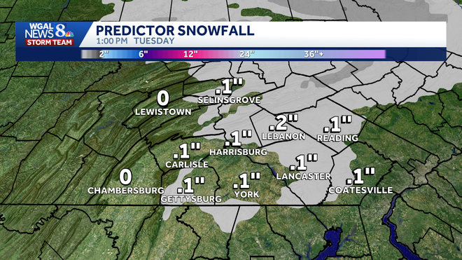 Freezing rain moves into south-central Pa.