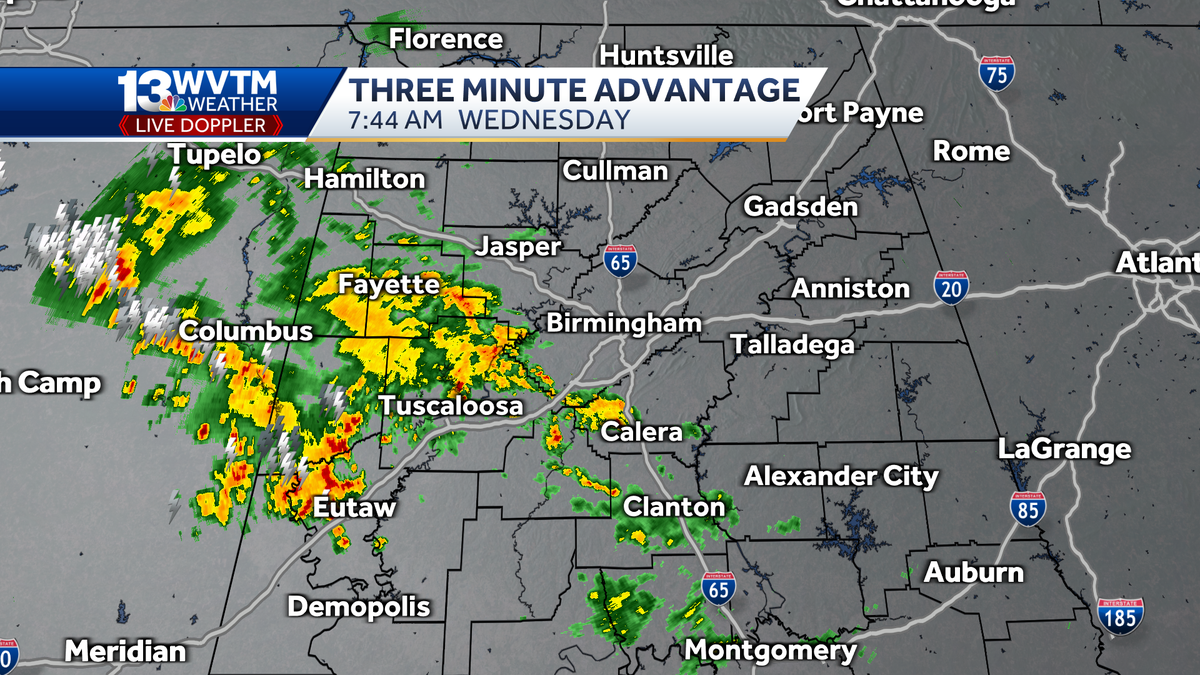 AL WX: Wetter weather returns on Wednesday