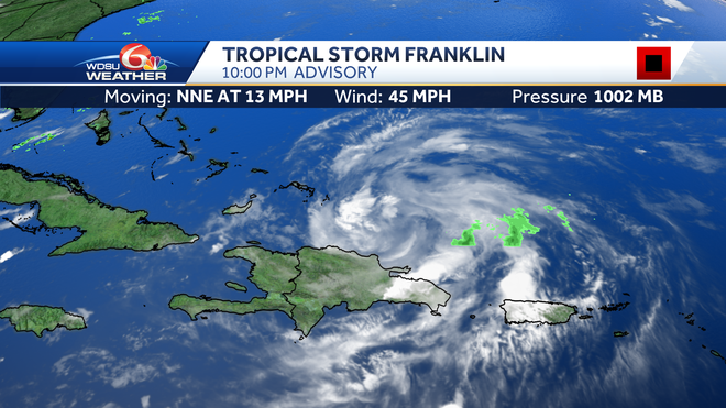 Low risk tropical development in Gulf of Mexico