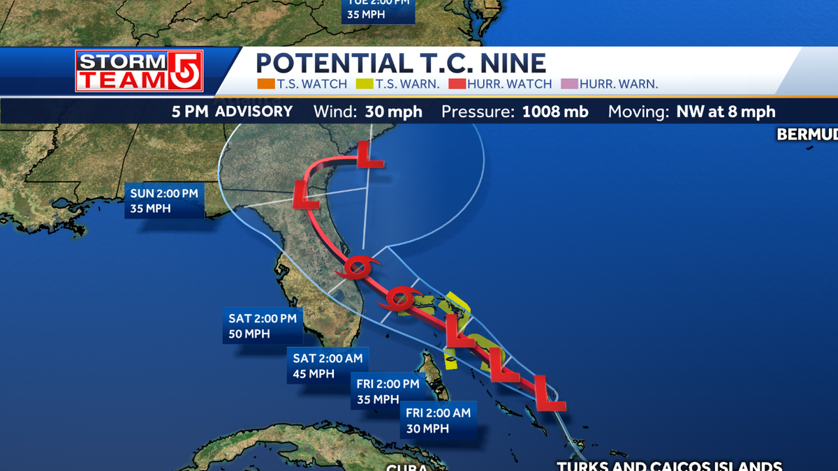 More rain for Bahamas: Watching a developing tropical wave