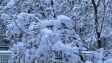Photos: SNOW...in April!