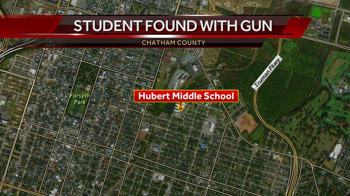 Student found with gun at Hubert Middle School