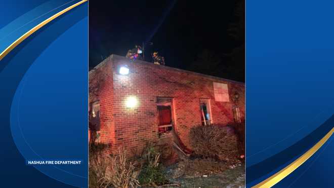 Firefighter injured fighting blaze in Hudson