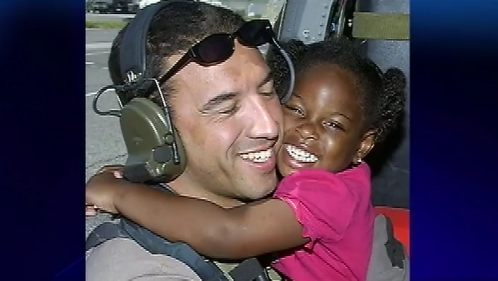 A life-changing hug: Katrina rescuer, girl's bond endures