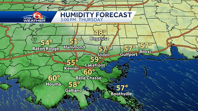 New Orleans forecast this week Jazz Fest hot humid